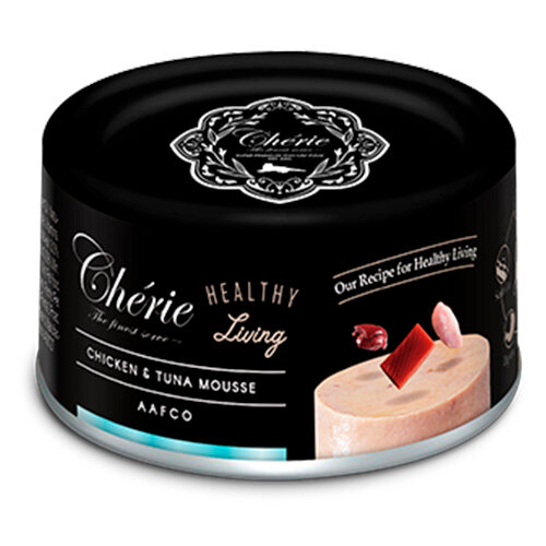 Беззерновые консервы Петрик для кошек Мусс из Курицы и тунца (цена за упаковку) 80г х 24шт