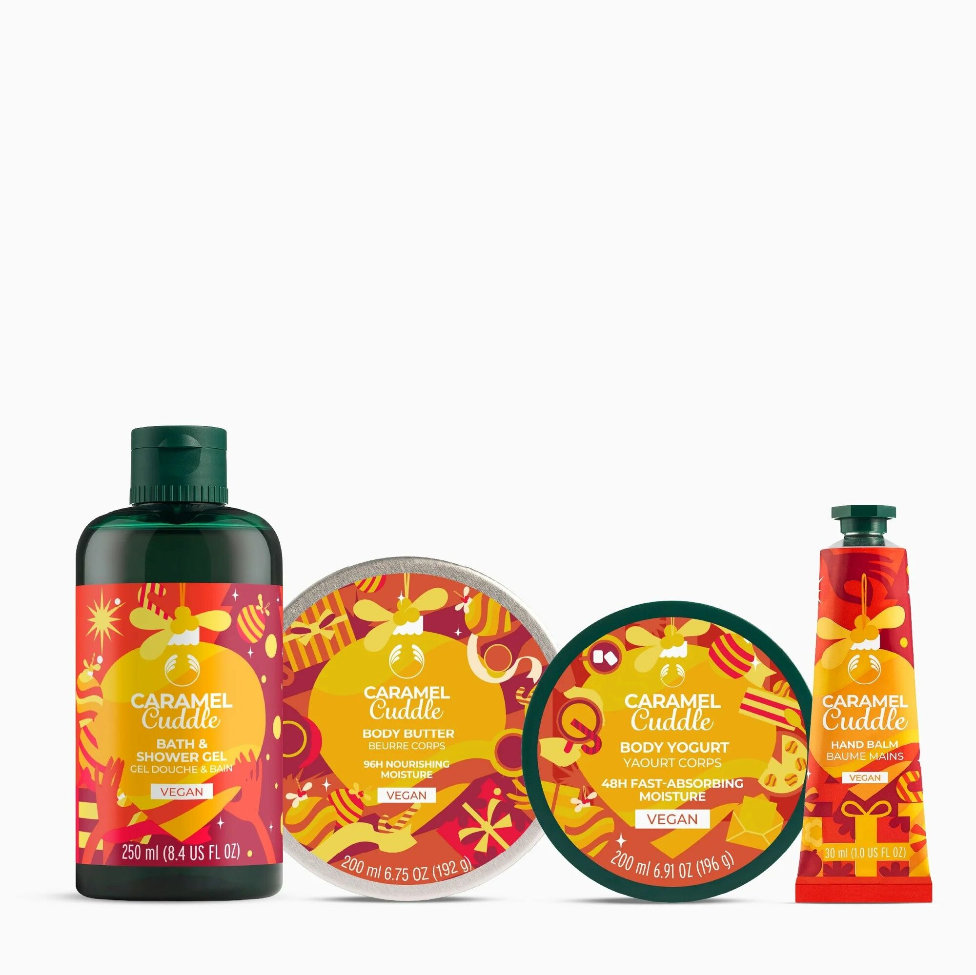 The Body Shop Набор косметики для тела Caramel Cuddle Ultimate Collection, 4 средства