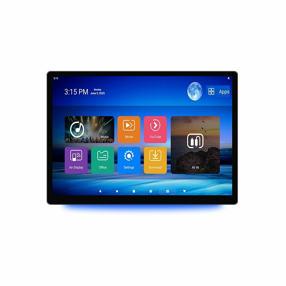 Магнитола для 4G 8/128GB Android 13, Универсальная автомагнитола 2din 13.5 дюймов 8+128Гб 8 ядерный процессор, Carplay, автозвук DSP,4G