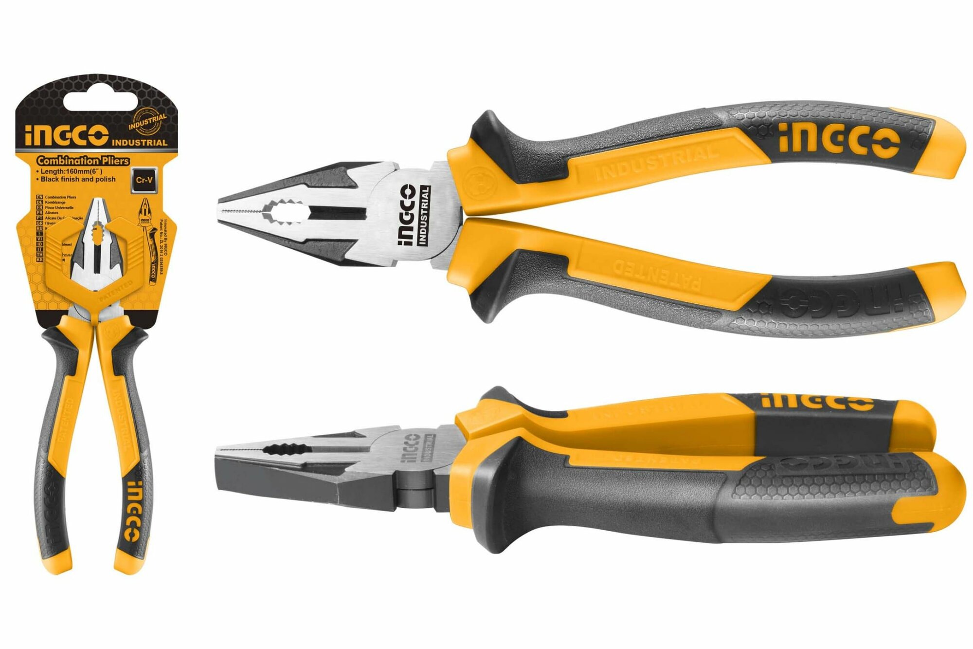 Плоскогубцы комбинированные 180 мм INGCO HCP28188 INDUSTRIAL