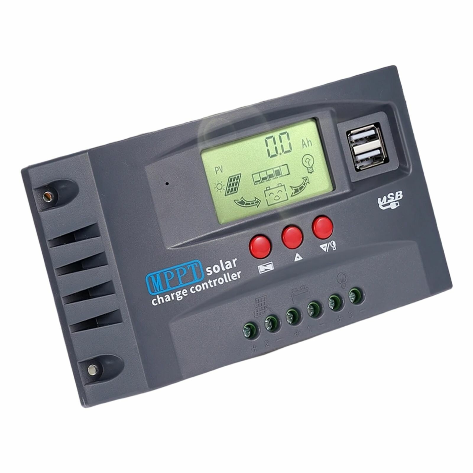 Электрические контроллеры MPPT 30A-100A с дистанционной системой управления ABS с высокой скоростью тока