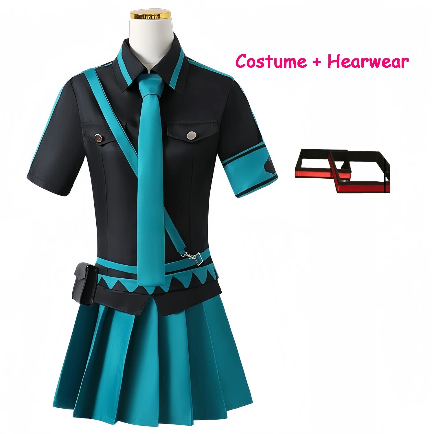 Love Is War Miku Косплей Костюм S, Costume Headwear