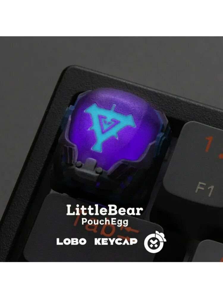 Кейкапы для механической клавиатуры - VALORANT Логотип Прозрачный Кейкап Esc смола