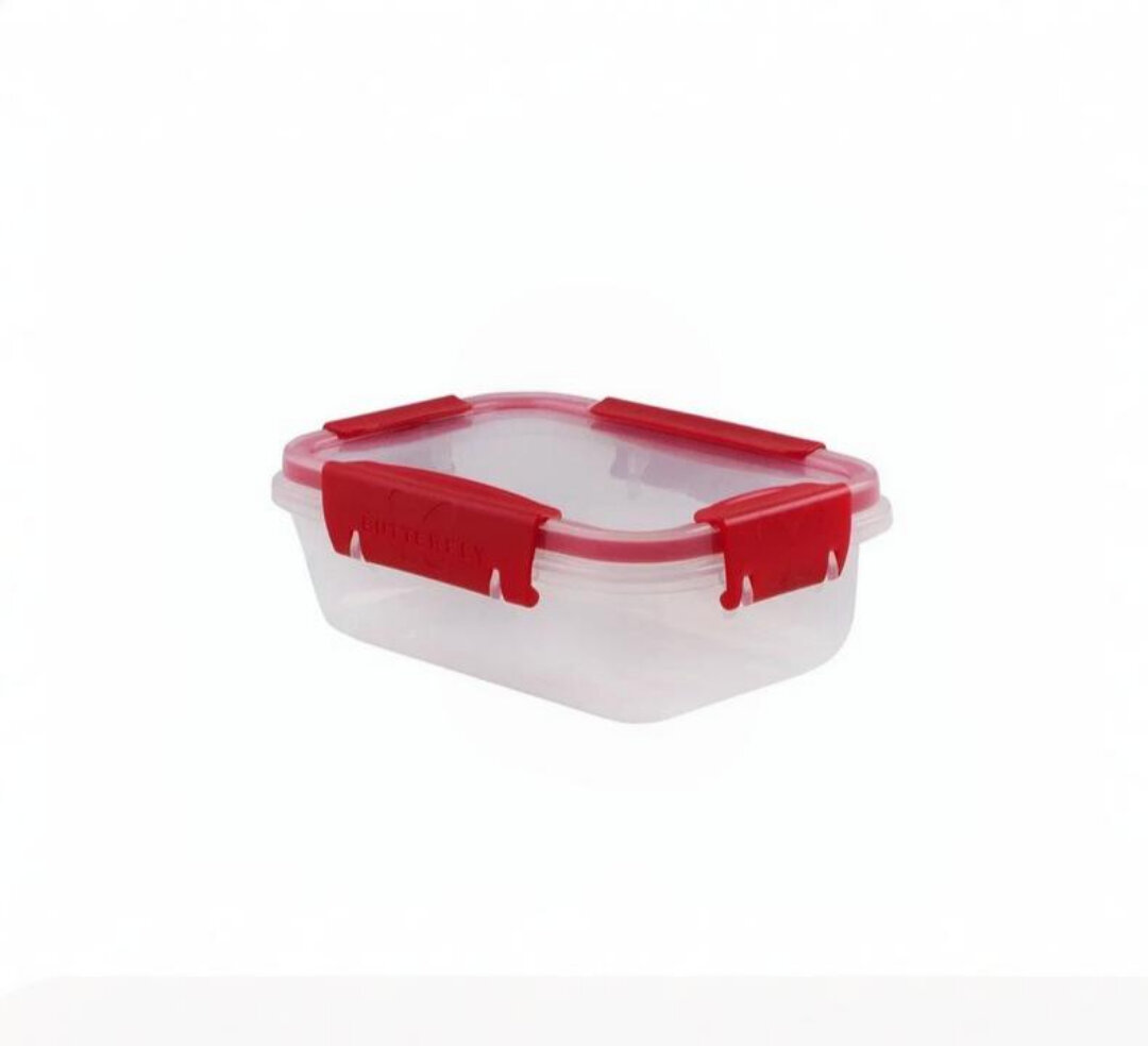 Контейнер ПБ 0.5л Butterfly Bright герметичный красный
