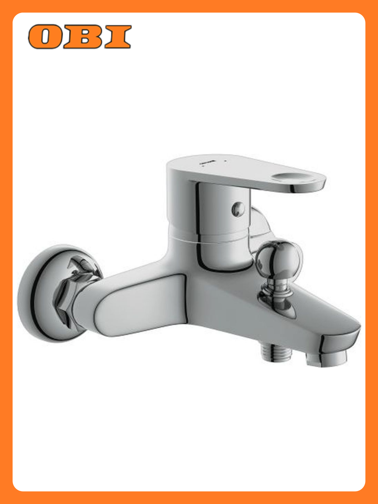 Смеситель для ванны Cersanit "Cari" 63026, латунь, хромоникелевое покрытие, S-эксцентрики