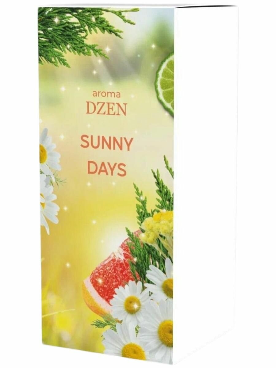 Эфирное масло бленд Солнечные Деньки Aroma Dzen 3 мл для ароматерапии, бани, йоги
