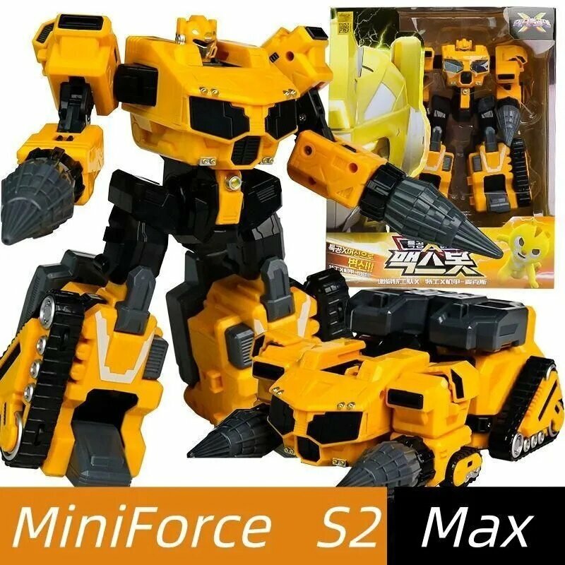 Mini Force(Мини-специальная команда), МиниФорс игрушка, Подарки для детей, Деформационный робот, S2, 18CM, Max