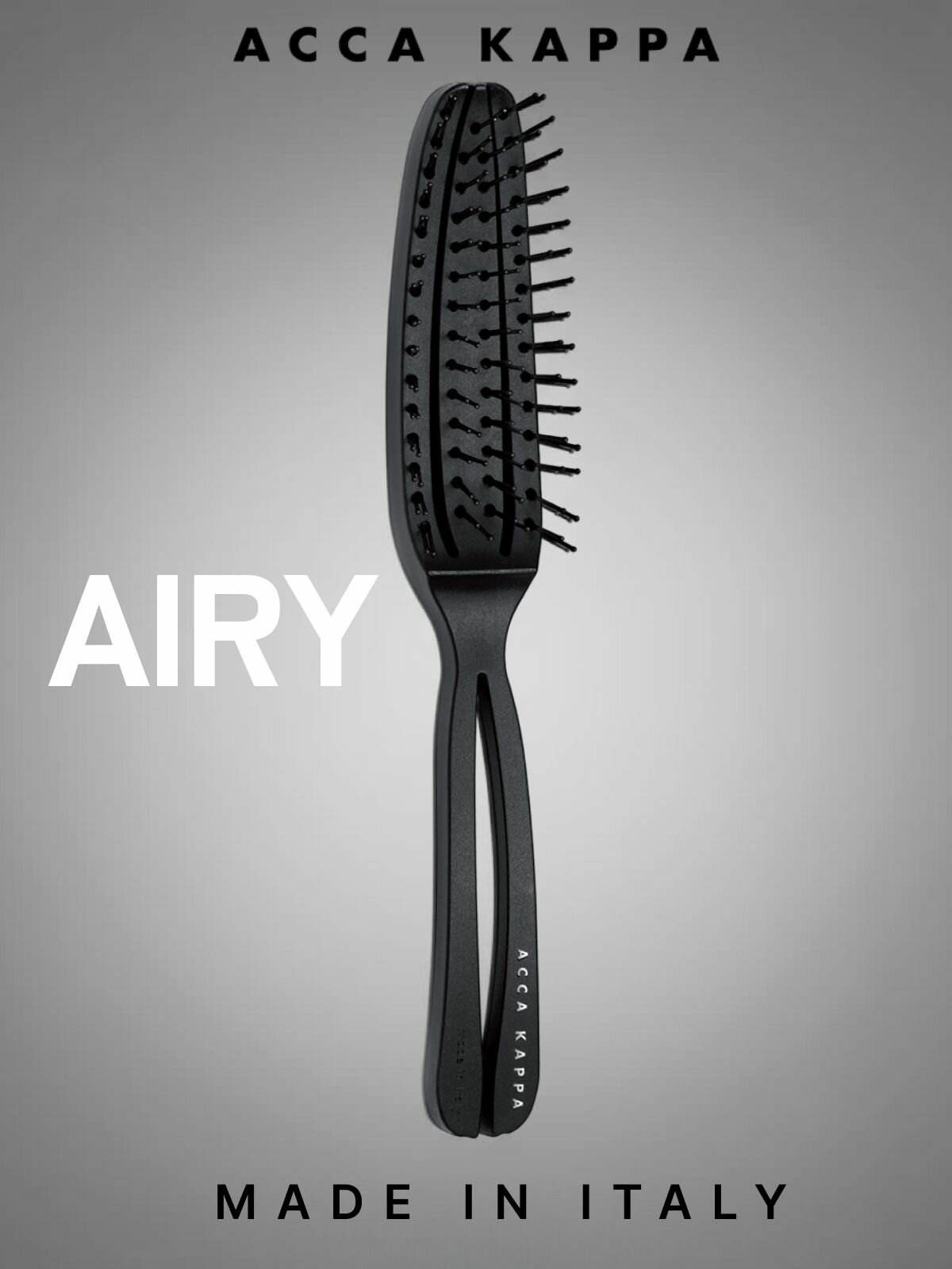 Щетка Acca Kappa Airy для волос с нейлоновой щетиной, в картонной коробке