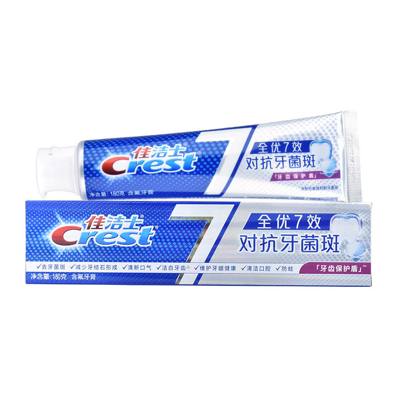 180 г зубная паста Crest All-Advantage 7-эффектов, свежее дыхание, анти-плак, сильная эмаль, предотвращение кариеса, для домашнего использования