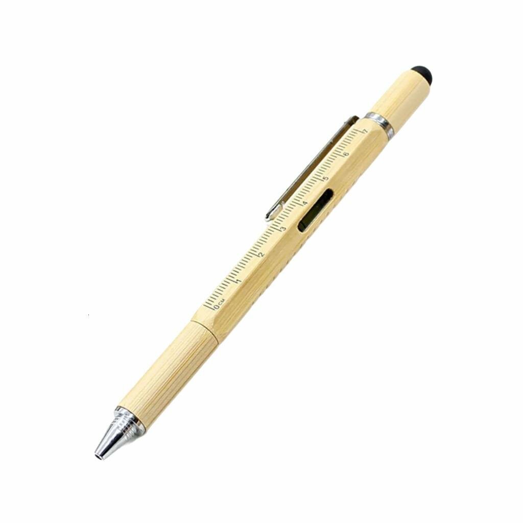 Ручка-Мультитул 6 в 1 Ручка-Отвертка Ручка-Мультитул Технический Инструмент Ручка Подарочная Ручка forDa-Ручка-Мультитул 6 в 1 Ручка Spirit Level Мультитул Технический Инструмент Ручка с Линейкой