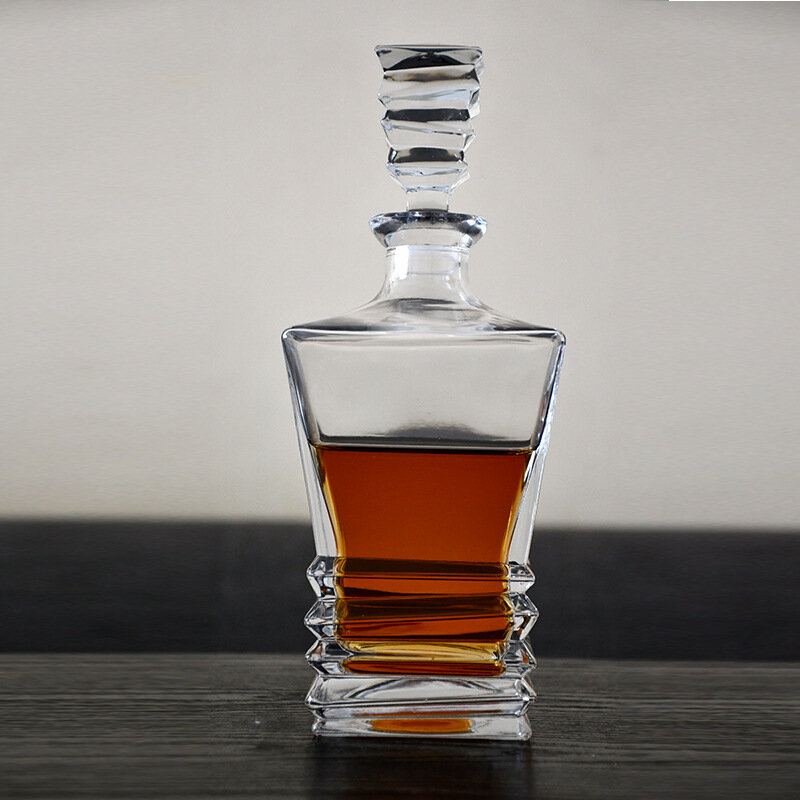 Кристаллический стеклянный декантер для виски, бутылка для ликера, винный кувшин, винный декантер, винная бутылка, винный бокал, винный набор
