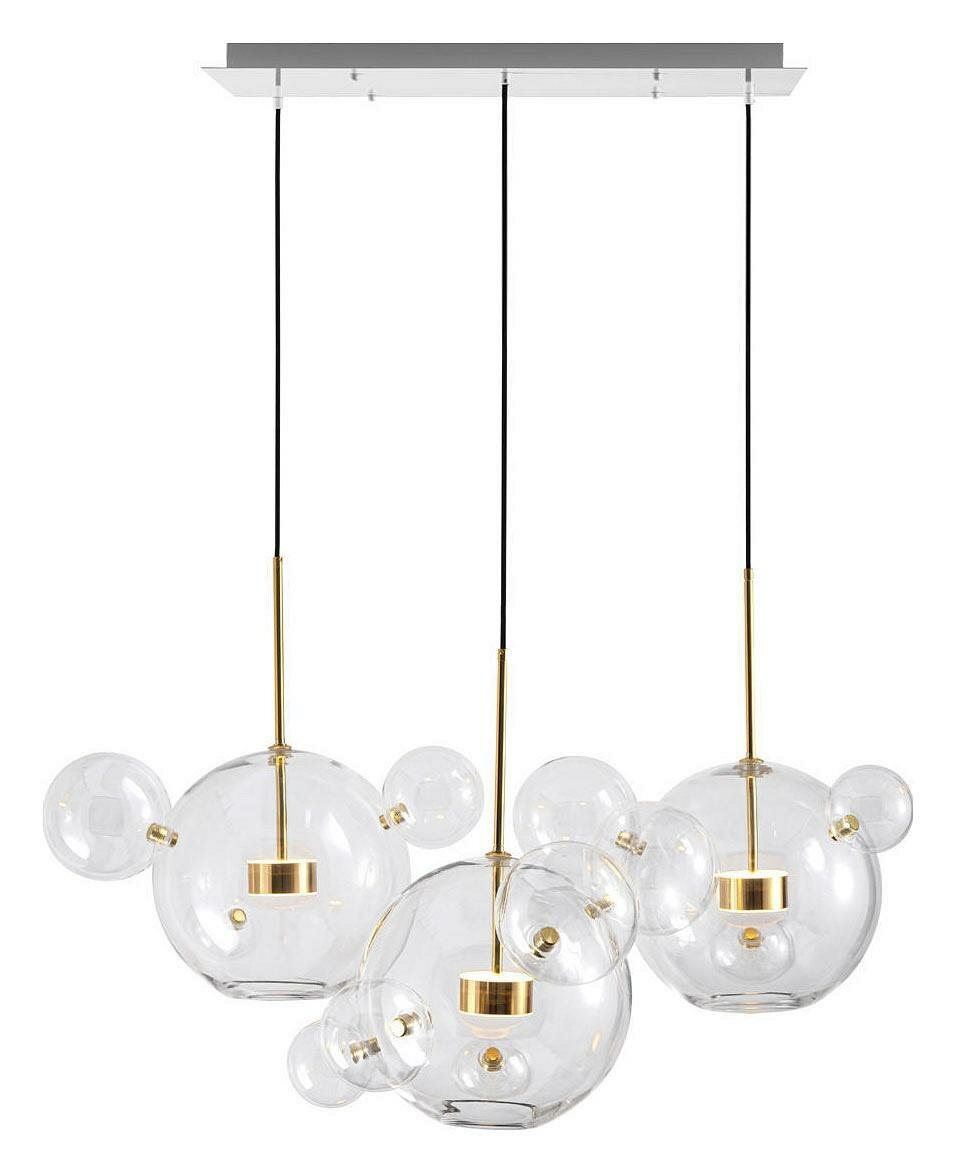 Подвесной светильник Loft it Bolle 2027-S3 цвет золото На монтажной пластине Модерн