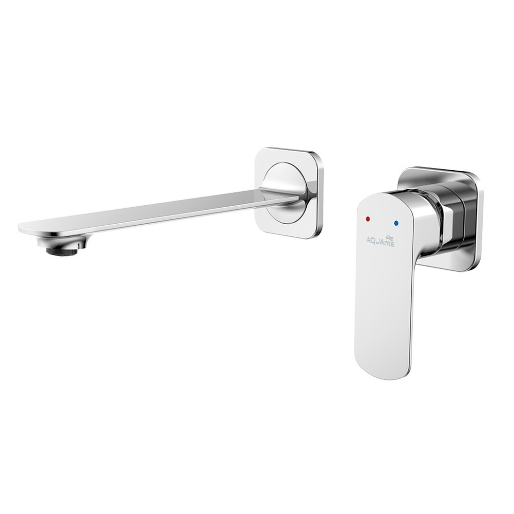 AQM6315CR Monza Смеситель для раковины настенный на 2 отв, внутр монтаж в компл, Хром