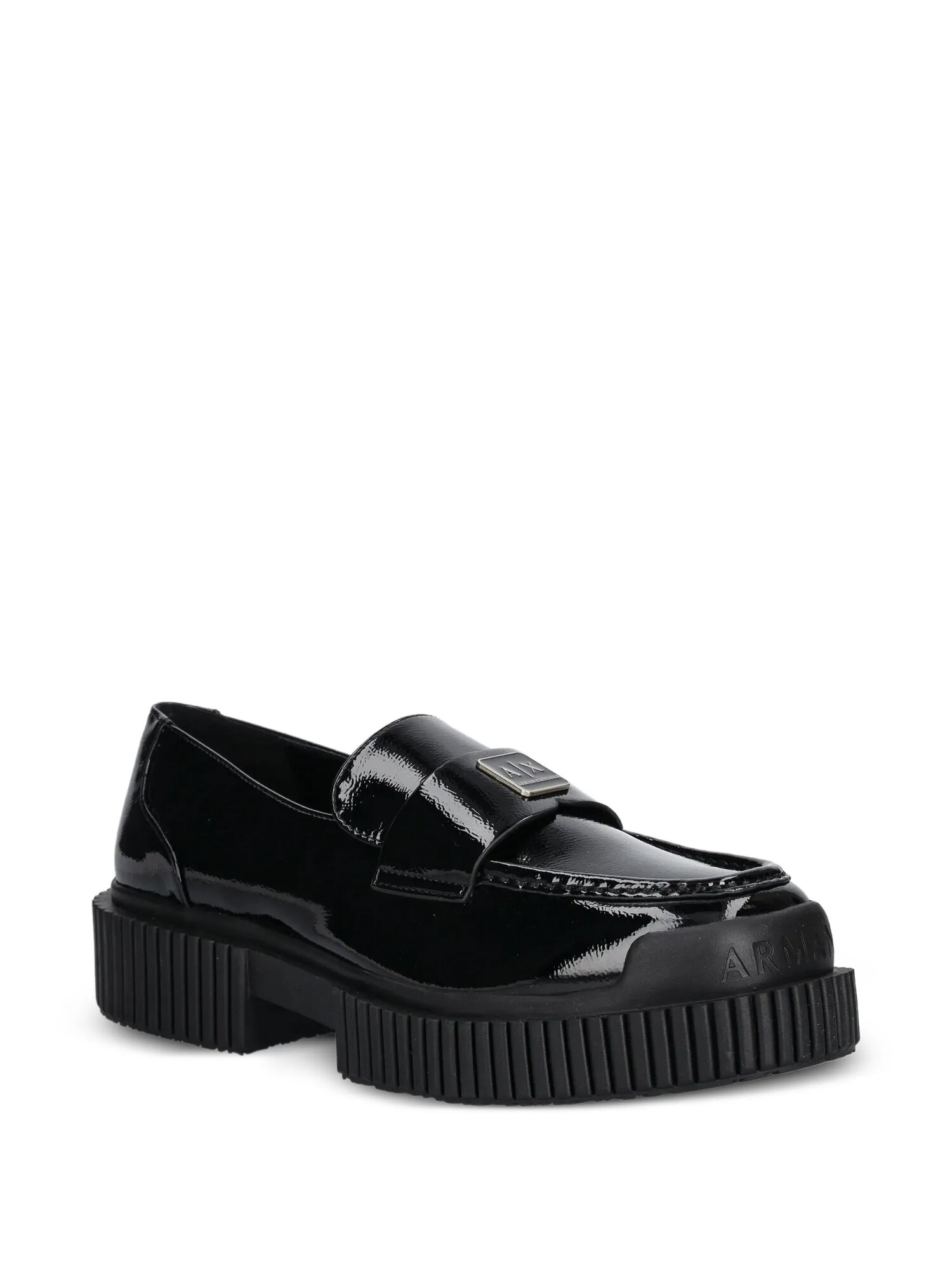 Лоферы Armani Exchange Logo-plaque loafers, размер 40 — фото 1