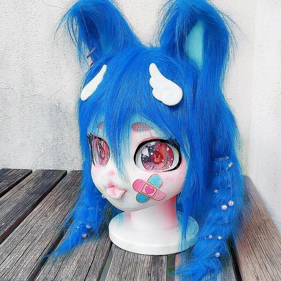 Готовые пушистые костюмы, голова собаки, кигуруми, головной убор, пушистые костюмы для косплея, животные, пушистые частичные пушистые костюмы, Лолита, искусственная кожа, маска на голову