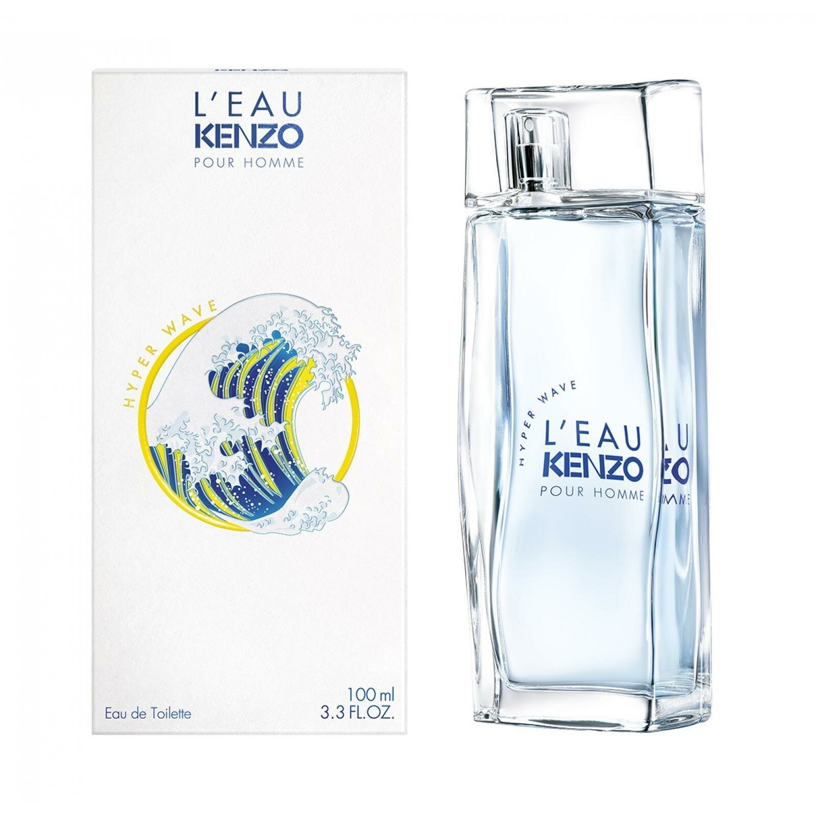 Туалетная вода мужская Kenzo L’Eau Kenzo Pour Homme Hyper Wave, 100 мл