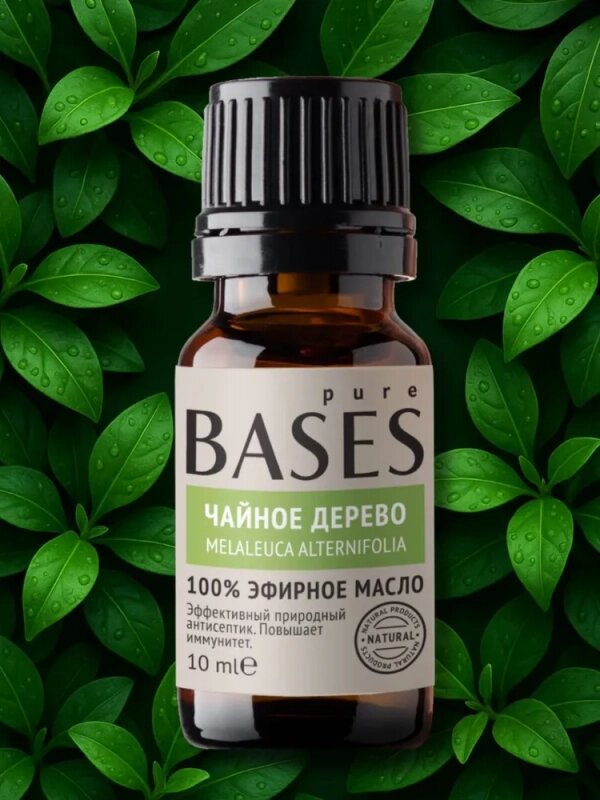 Эфирное масло Чайного дерева, натуральное, для увлажнителя воздуха, для бани, аромамасло