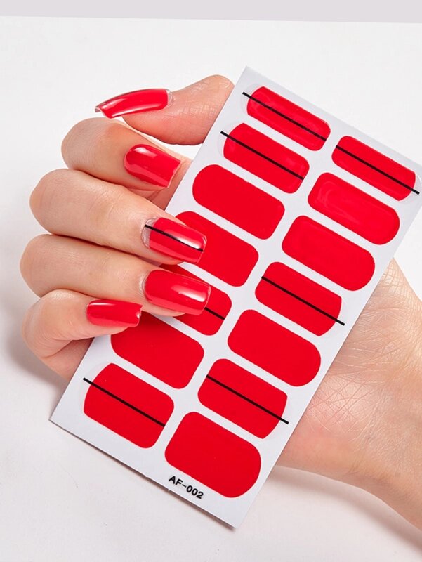 Лаковые полоски для ногтей топ лак, наклейки для ногтей, дизайн ногтей