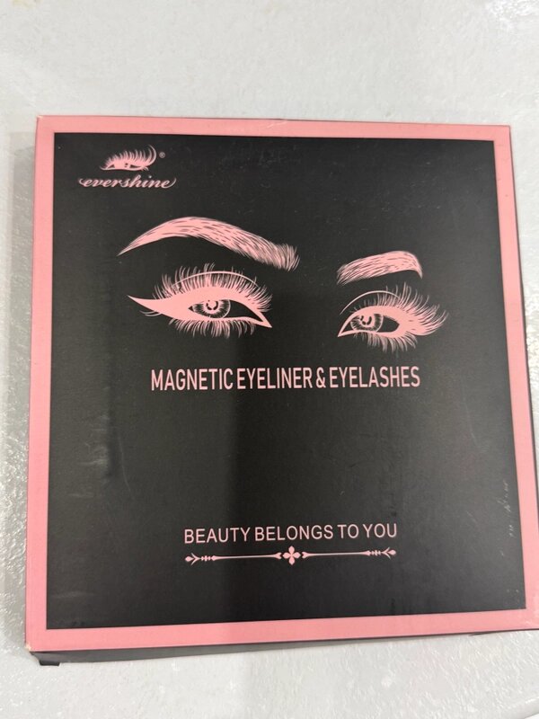 Накладные магнитные ресницы на ленте с подводкой, ресницы на магнитах многоразовые