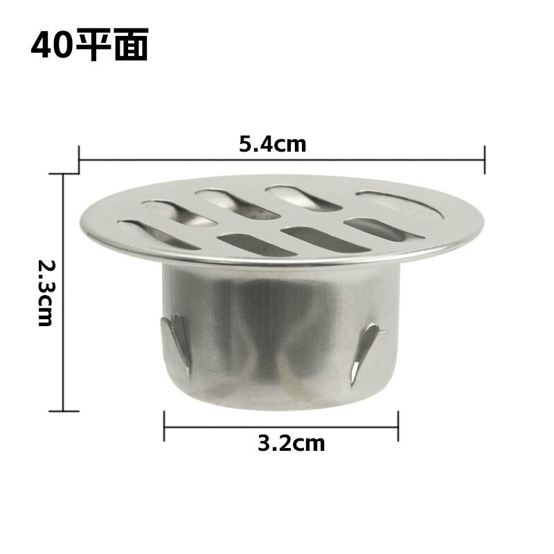Нержавеющая сталь, круглый слив для пола, крышка сливного отверстия, карточный тип, большой слив, антизасорение, дренаж для дождевой воды на улице