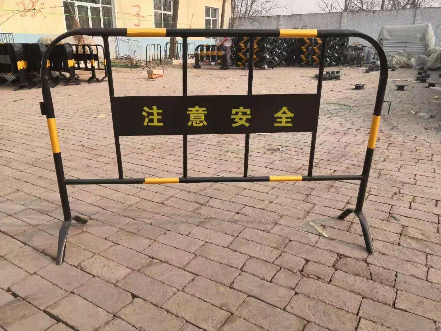 Временное ограждение Fuzhou Iron Horse, железное ограждение, стальная проволока, противолазное ограждение, желто-черное ограждение для строительных площадок