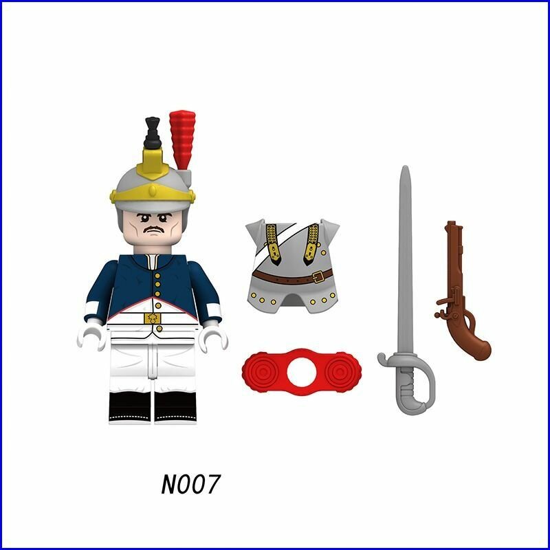 Солдаты Второй мировой войны Наполеон Минифигурки блоки / французские солдаты