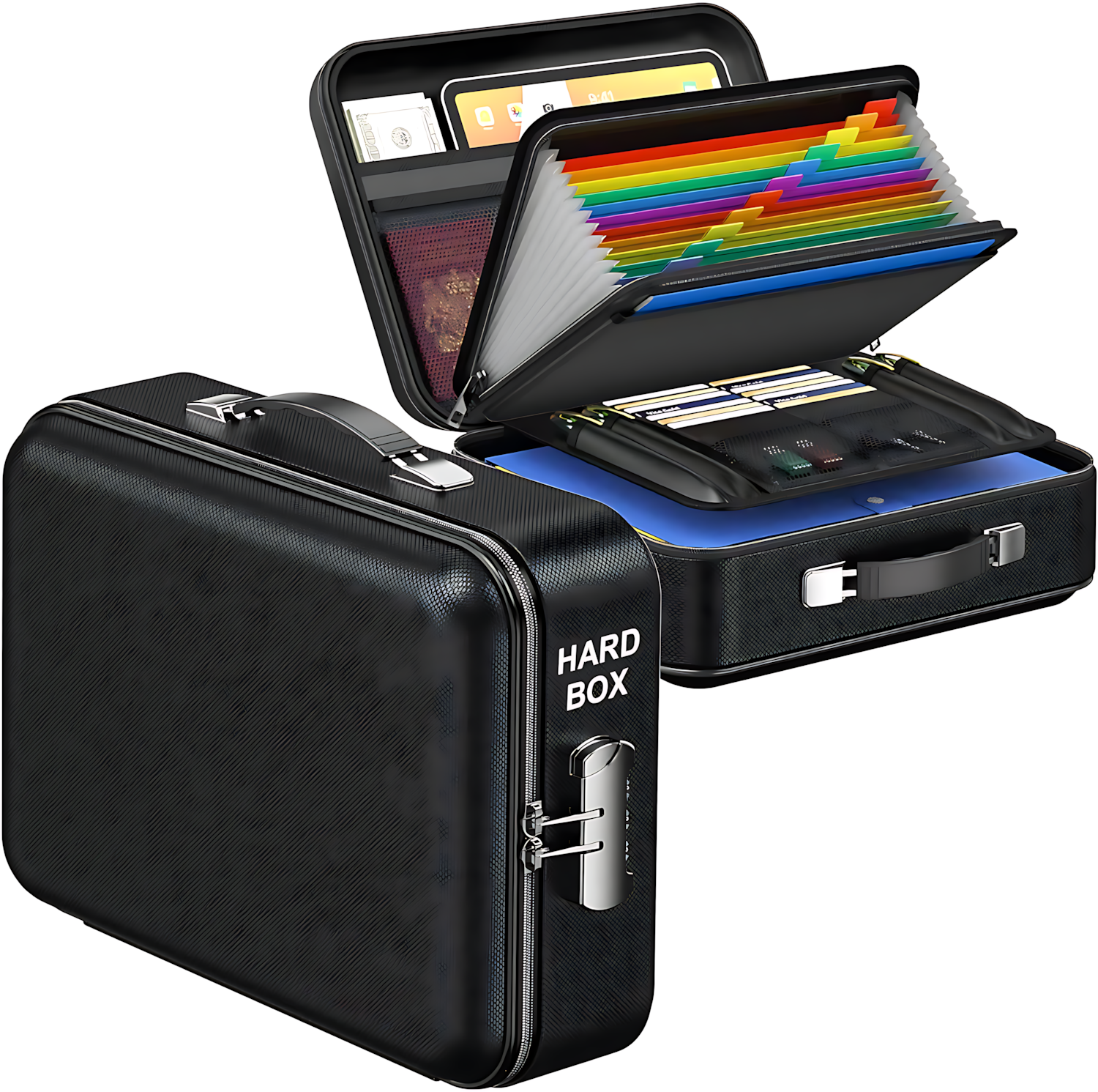 Огнестойкий органайзер DocSafe Hard Shell, для хранения документов, 15.5x11.5x3 см