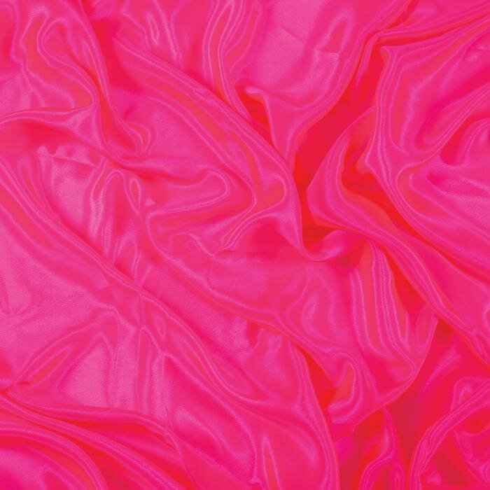 Сатин-шифон Pink Fizz (неоновый розовый) 500*112 см