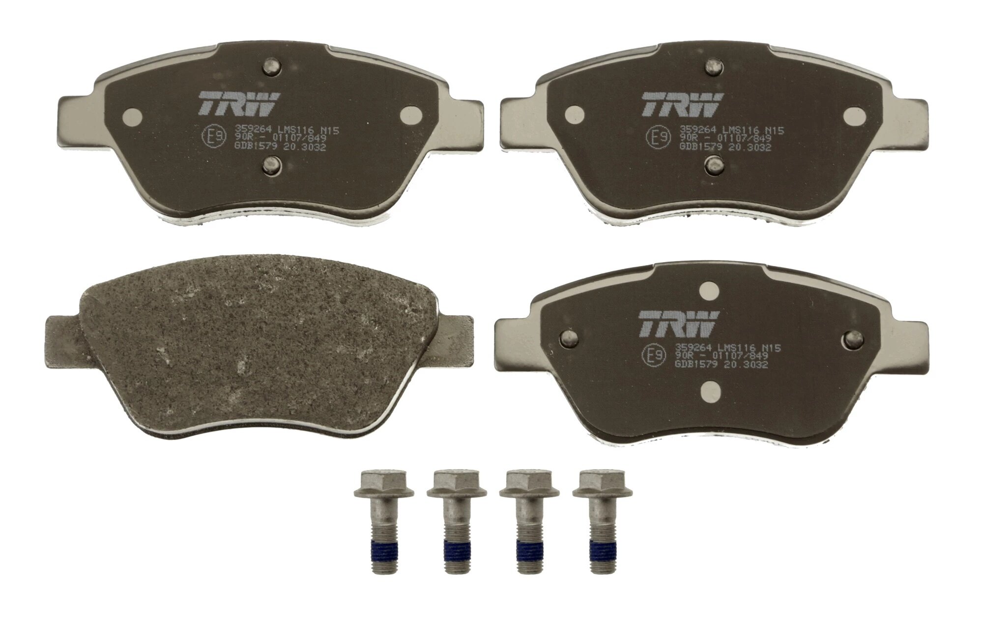 Колодки передние FIAT Albea 07- TRW GDB1579