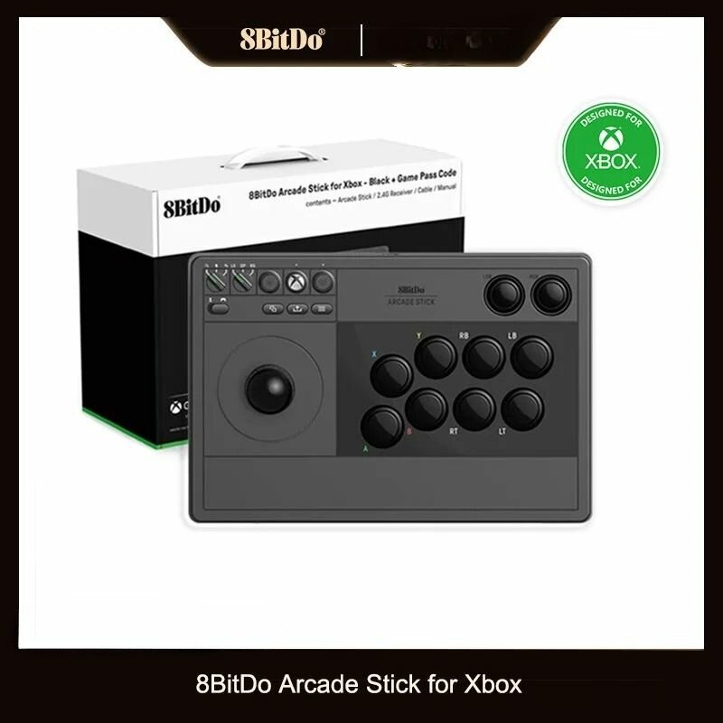 8Bitdo Arcade Stick для Xbox Series X/S/One Wireless. Игровые аксессуары 4G Arcade FightStick для Windows 10 и выше.