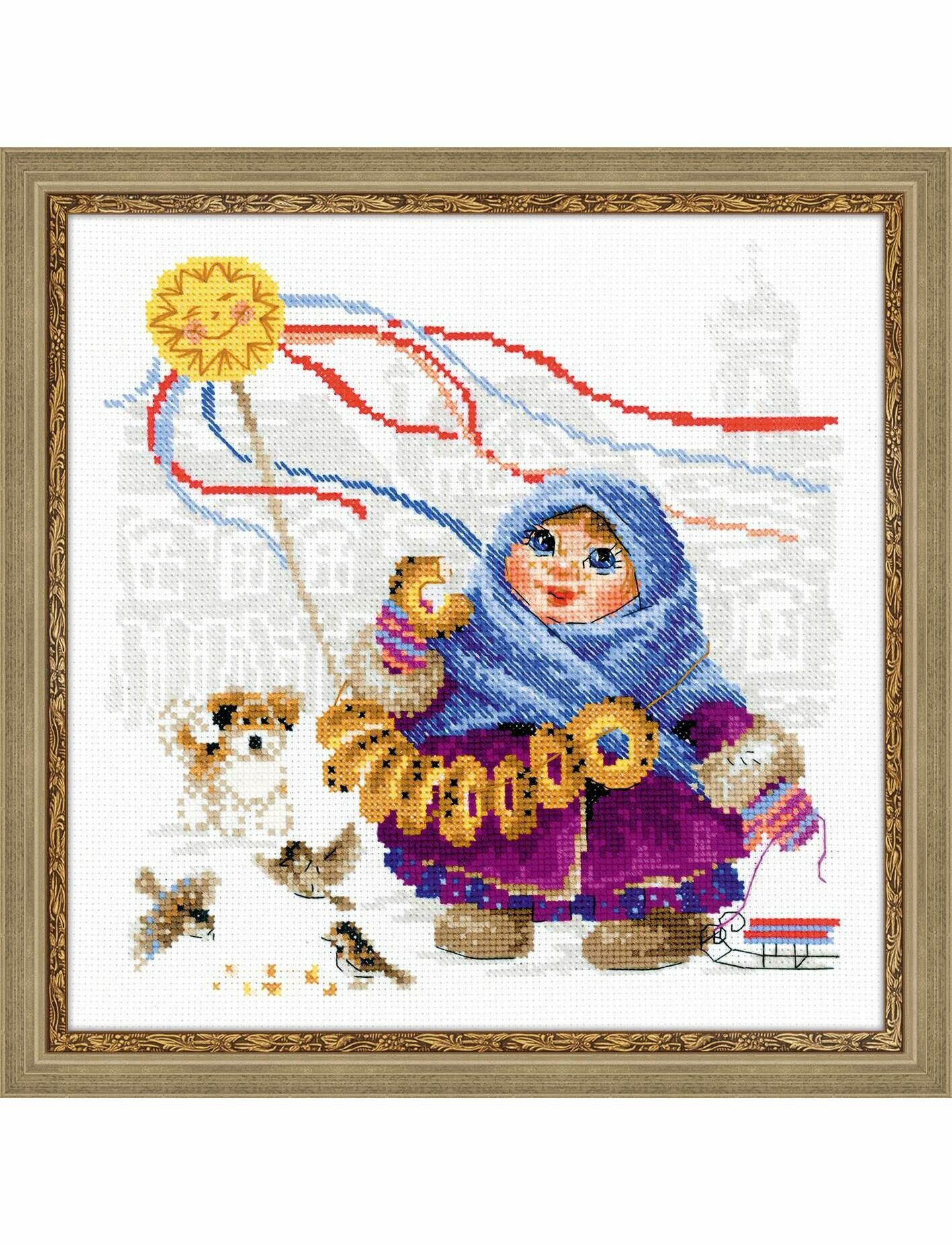 1517 Набор для вышивания "Масленица. Бублики"