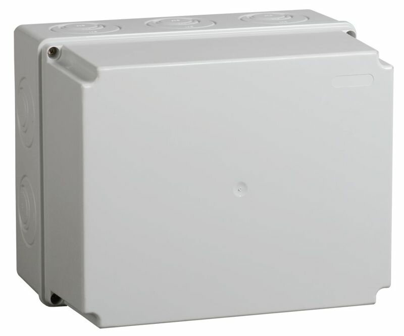 Коробка распаячная ОП 240х195х165 IP55 КМ41274 RAL7035 IEK UKO10-240-195-165-K41-55