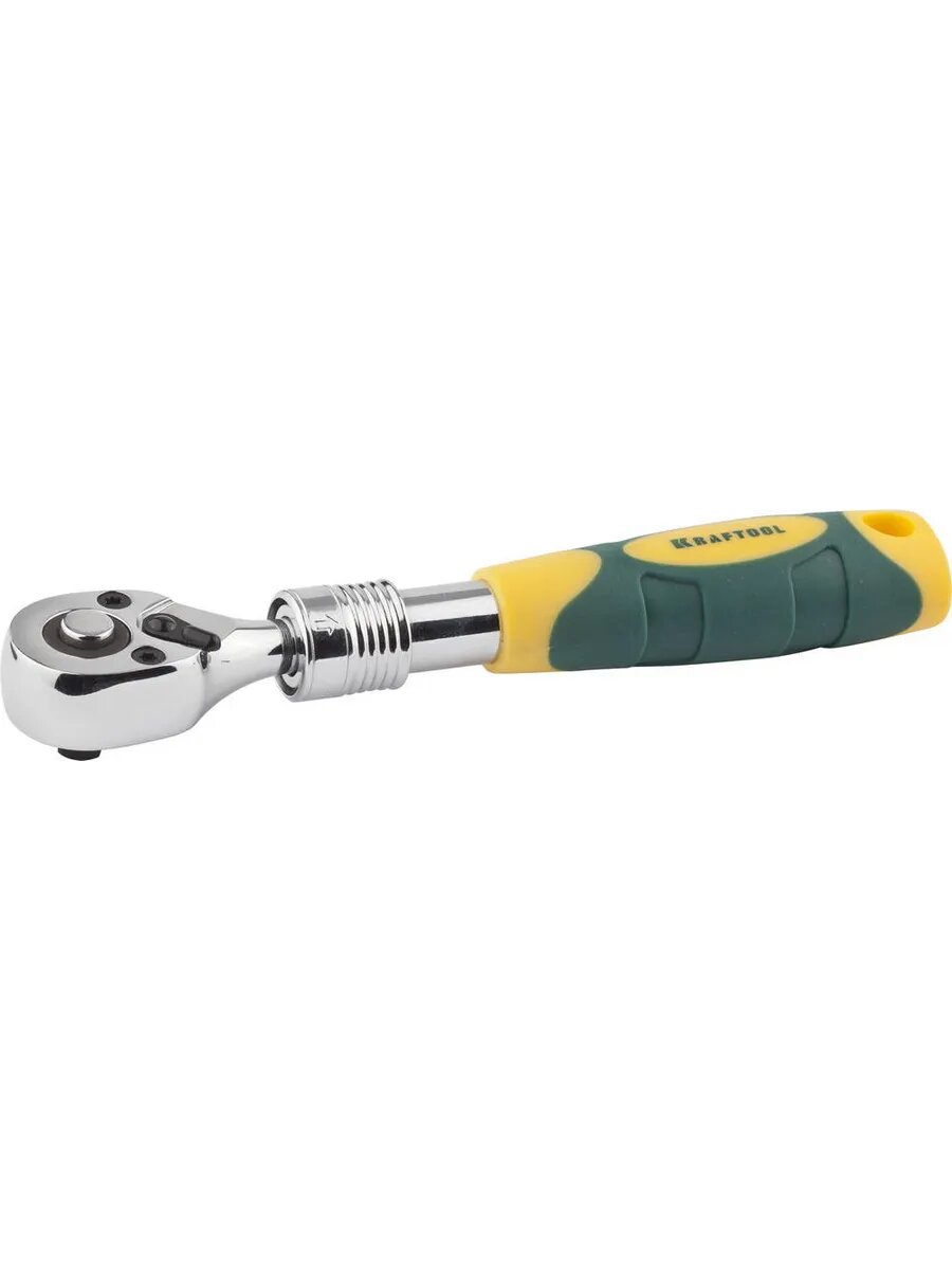 KRAFTOOL 1/4″, 72 зубца, телескопическая трещотка для т