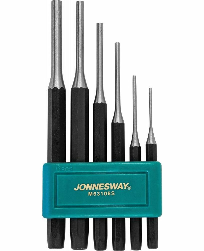 Набор выколоток 2-8 мм . L 115-180 мм . 6 предметов JONNESWAY M63106S