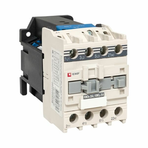 Контактор КМЭп 25А кат. 220В DC 1НЗ PROxima EKF ctr-s-25-220-nc-p