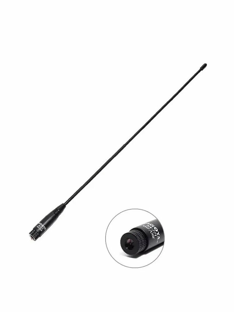 Антенна NAGOYA NA-771 SMA-Male/SMA-Female VHF/UHF 144/430 МГц для Baofeng UV-5R, UV-82, 888S, TYT