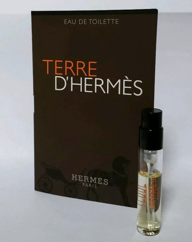 Пробник Hermes Terre D`Hermes 2 мл для мужчин / Эрмес Терре Де Гермес, аромат
