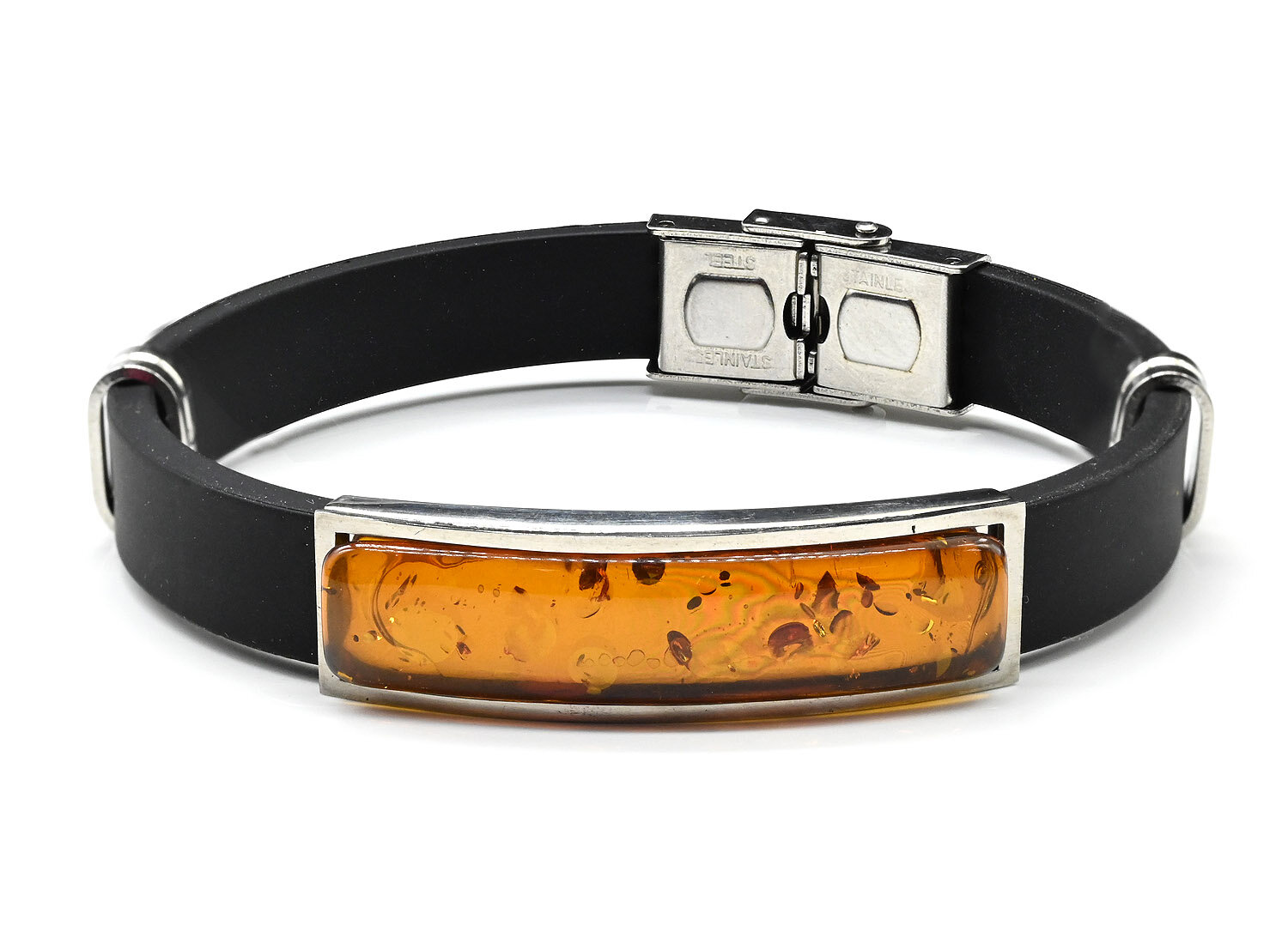 Браслет, янтарь