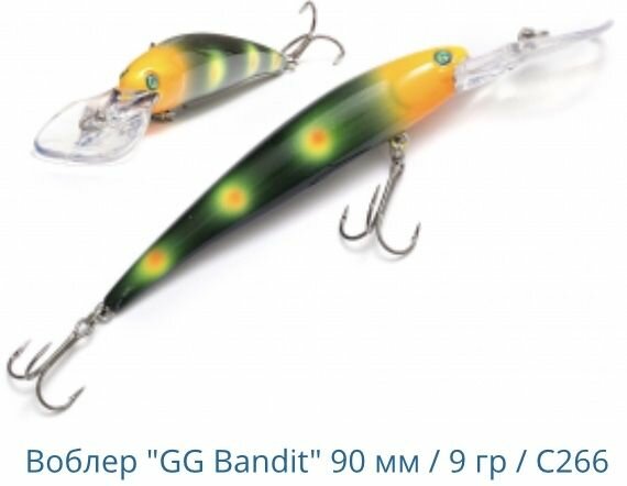 Воблер German GG Bandit 90 mm (New) C266
