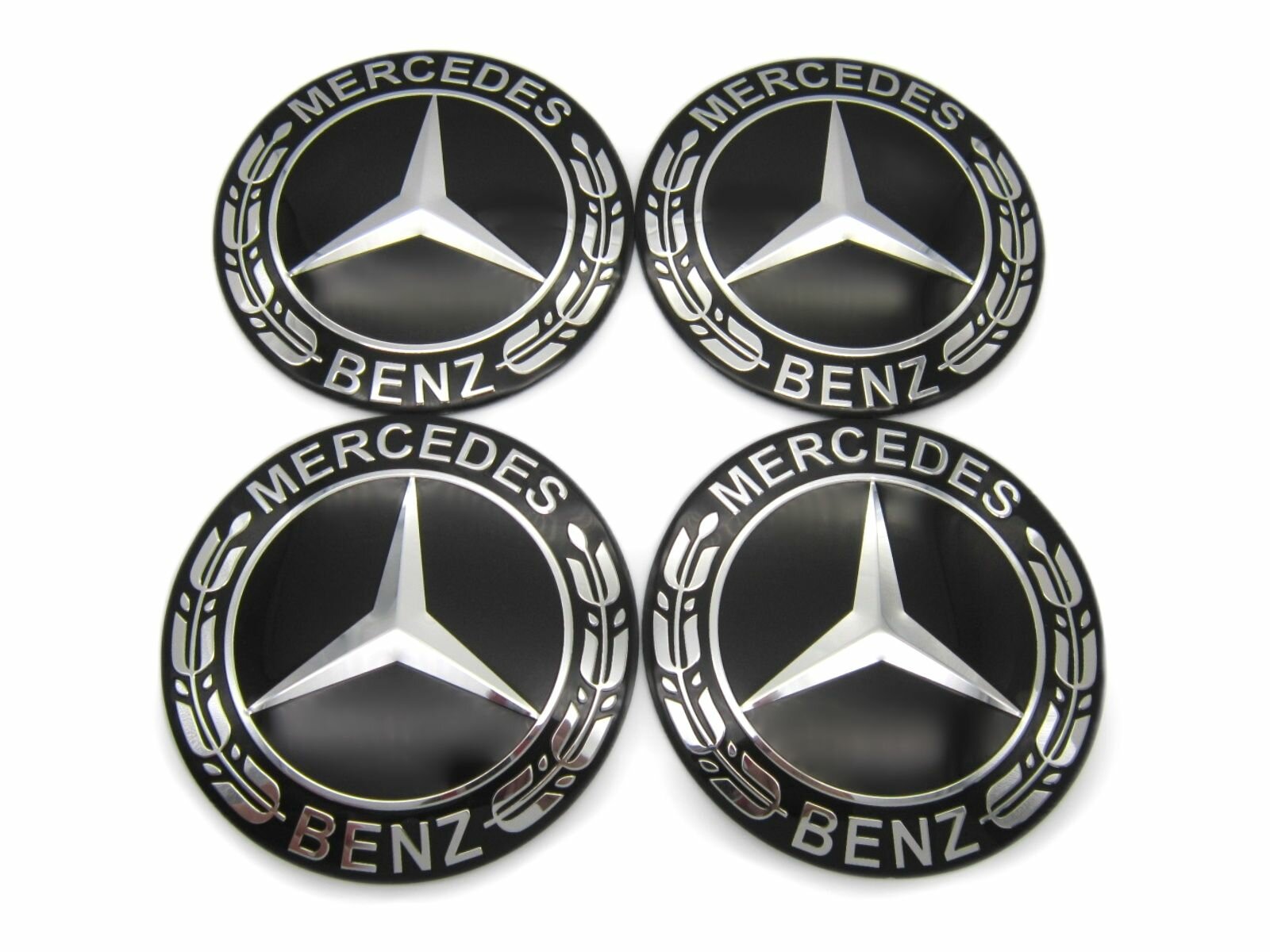 Наклейки на колесные диски Мерседес/ Mercedes-Benz D-90 mm