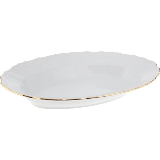 Блюдо Bernadotte "Отводка золото" овальное 24 см