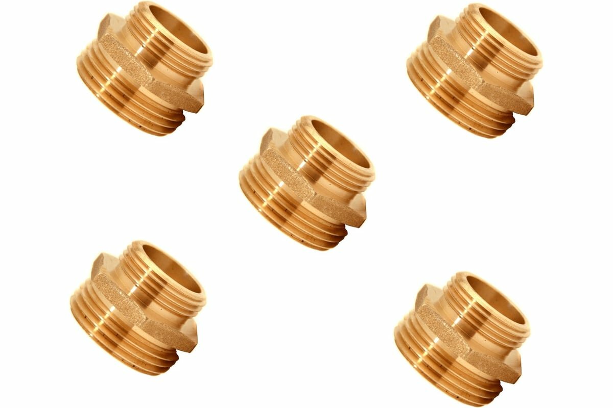 HG переходная муфта 1 1/4' НР х 3/4' НР, 5 шт, 1647102, для трубопроводной резьбы