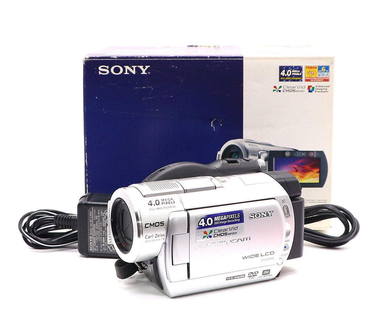 Видеокамера Sony DCR-DVD408E в упаковке