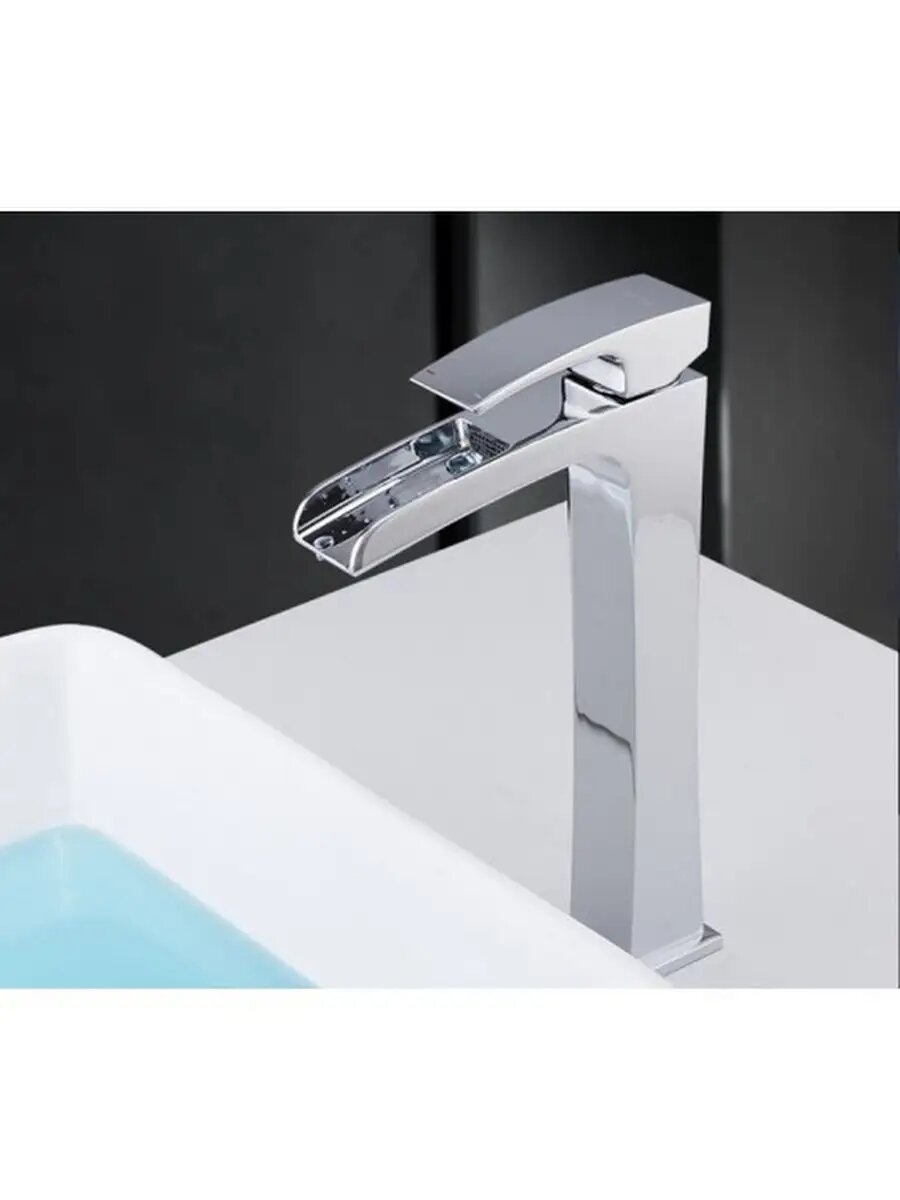 Смеситель Gappo "Jacob" G1007-21 G, латунь, высокий излив, хром