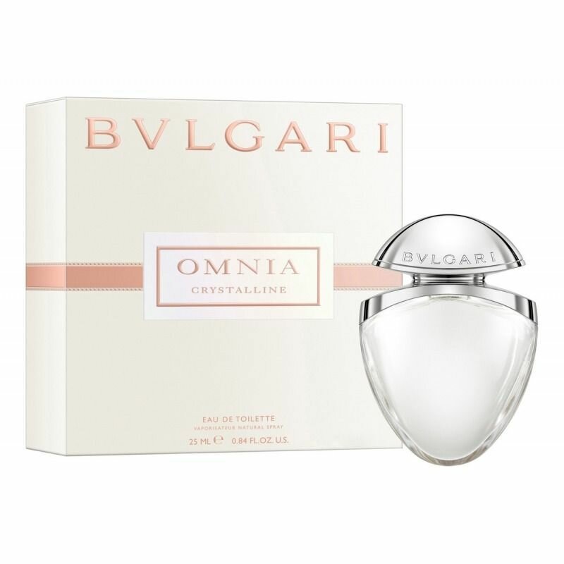 Туалетная вода BVLGARI "Omnia Crystalline", женская, цветочный восточный аромат, 25мл