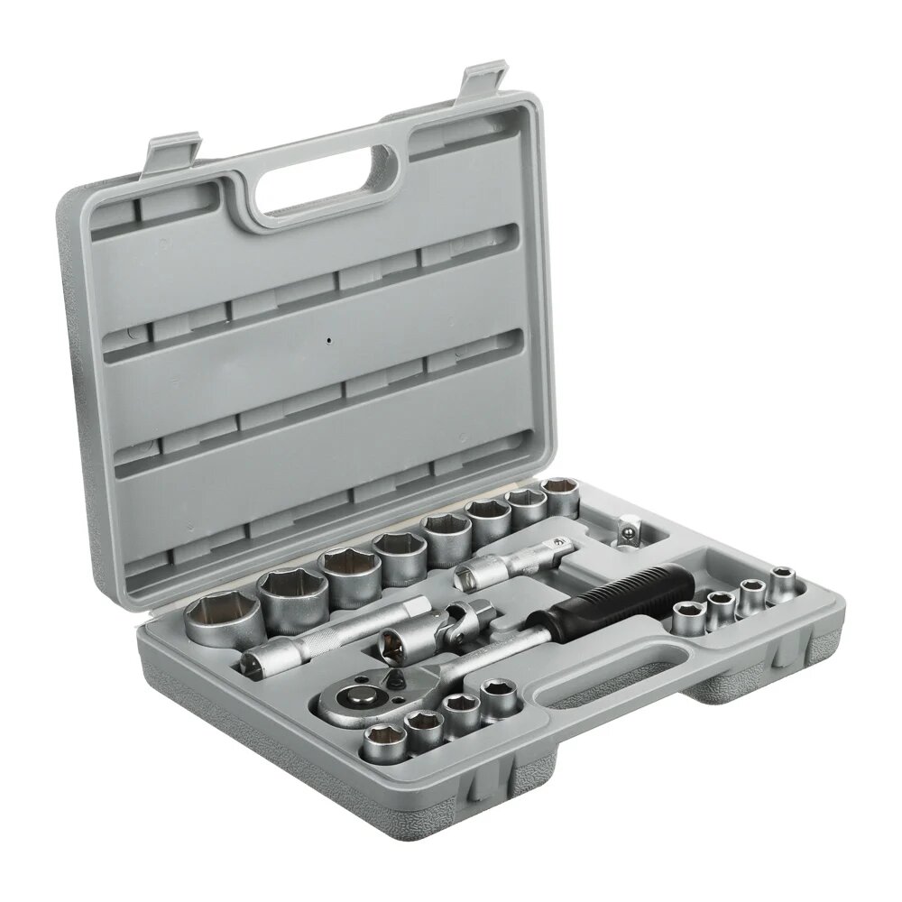 Набор головок ермак 21 предм. 8-32мм с карданным шарниром 1/2 736-006