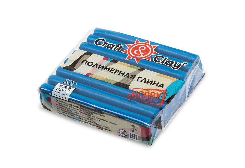 Полимерная глина "Craft&Clay" CCH гламур 52 г 1504 синий