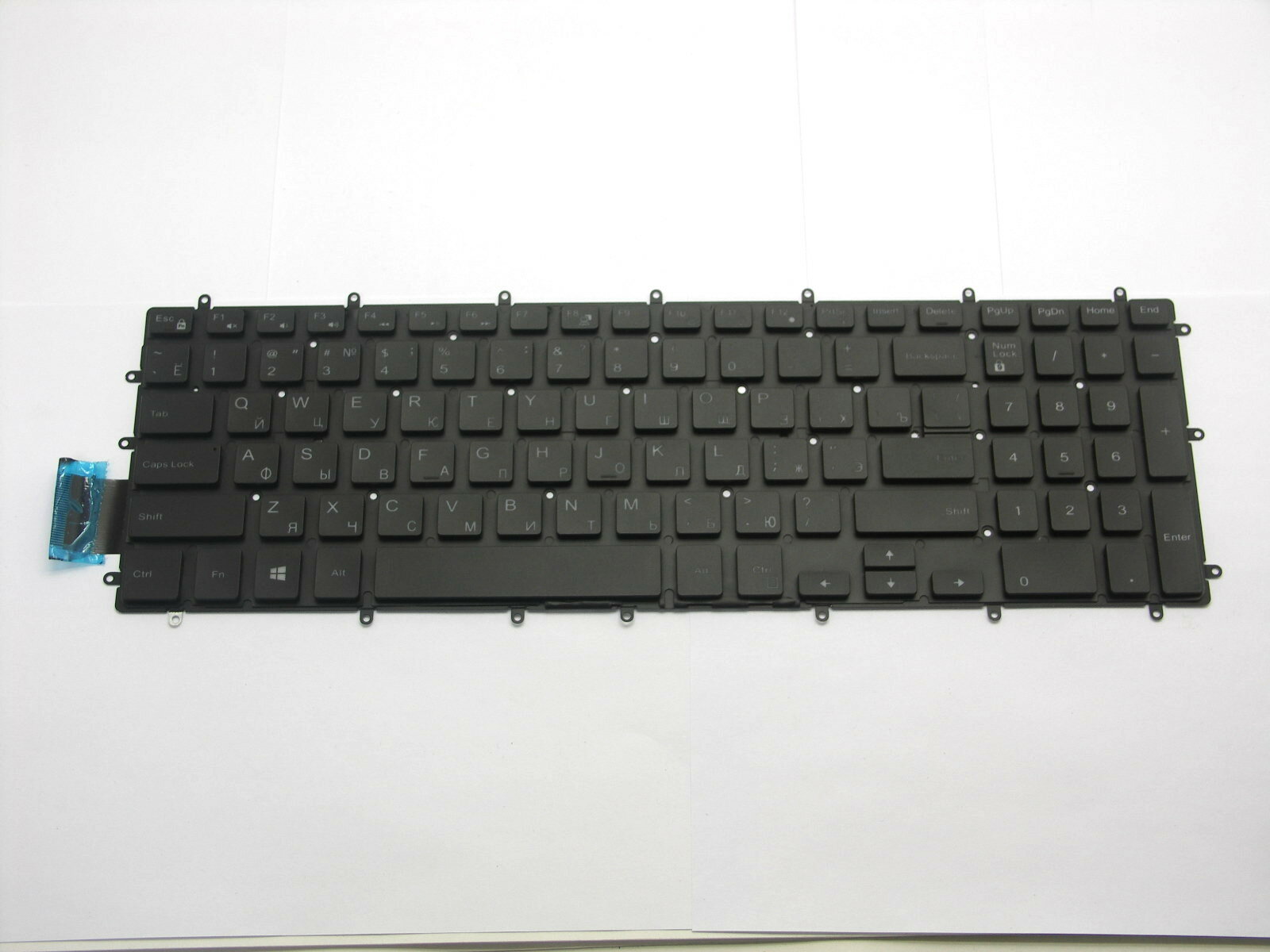 Клавиатура для Dell Inspiron G3 15-5565, 15-5570, 15-7566, 15-3579,15-3779, G5 15-5587, G7 15-7588 черная с подсветкой, KBD-DE-37