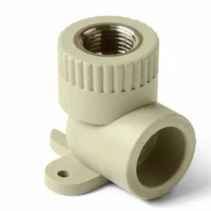 Водорозетка Tebo 20х1/2" с креплением серая