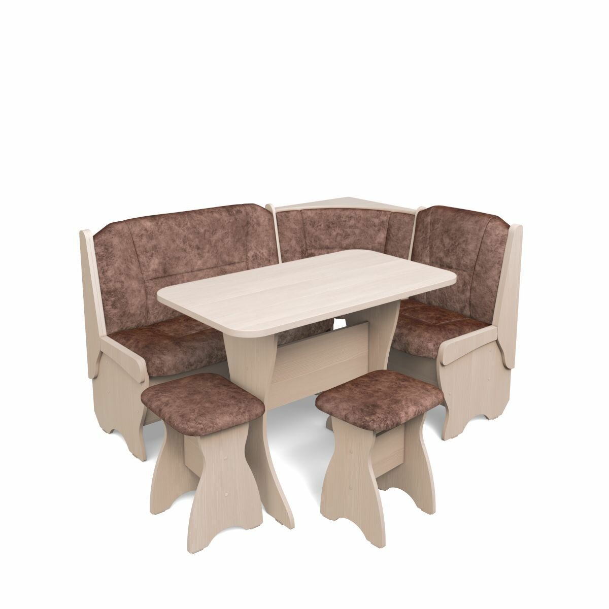 Кухонный уголок "орхидея" (столешница "Термопластик") Бодега/Коньяк (Бител)